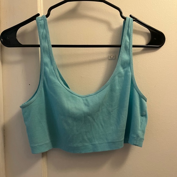 H&M | Tops | Baby Blue Mini Tank Top | Poshmark